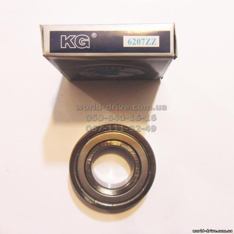 Подшипник 6207 Закрытый (KG) - Интернет-магазин - Мир Драйва wd.at.ua